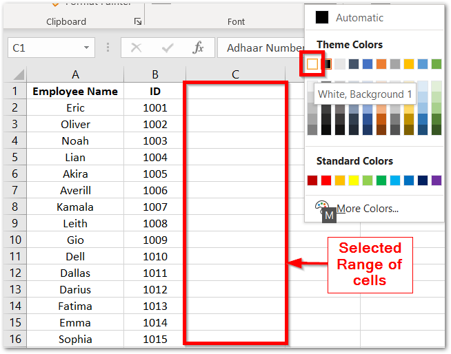 Hide Or Unhide Cell Content In Excel Excel Unlocked