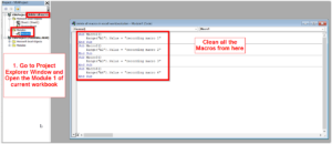 How to Delete Macro from Excel Workbook? - Excel Unlocked