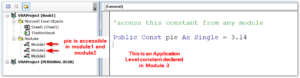 Constants in VBA - Declaration, Types. Scope - Excel Unlocked
