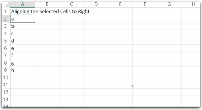 Change Cell Alignment Using VBA - Excel Unlocked