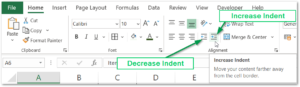 How to Indent in Excel ? (VBA) - Excel Unlocked