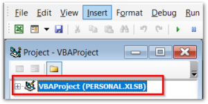 Personal Macro Workbook VBA- Create and Use - Excel Unlocked