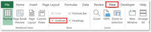 Hide / Unhide Gridlines in Excel - VBA - Excel Unlocked